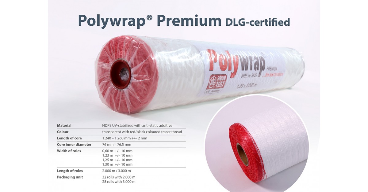 Polywrap Premium DLG filet balles rondes | Pype Agro & Geotextiles